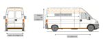 Dimensions intérieures Volkswagen Transporter